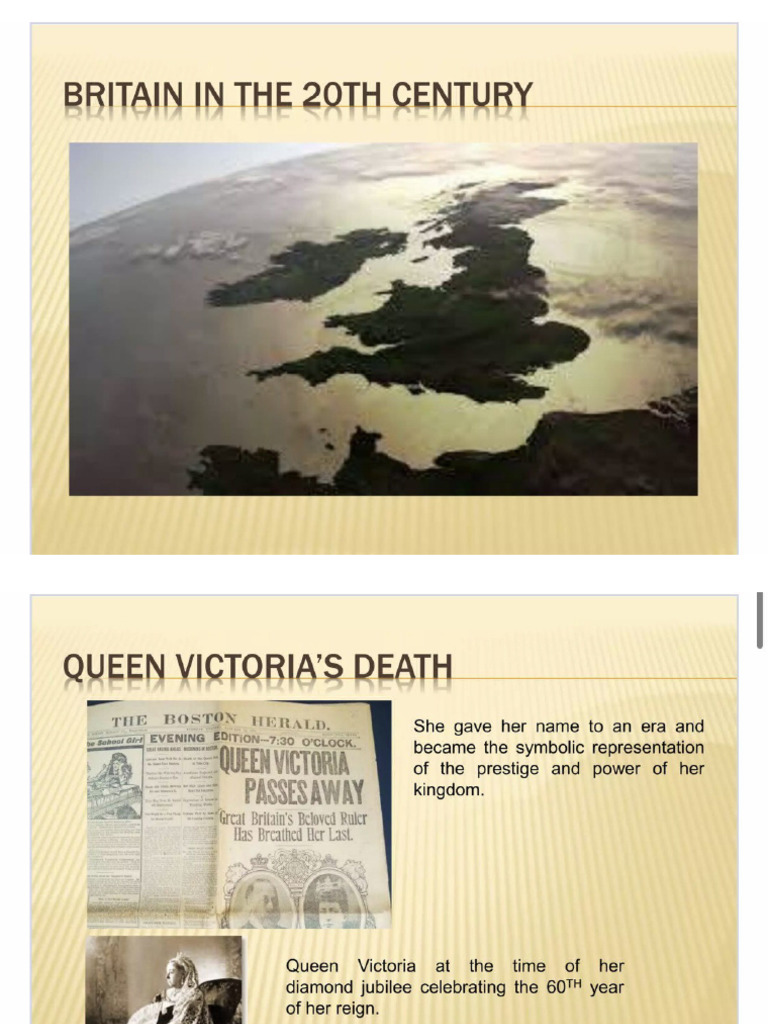 Презентация 20th Century Great Britain | PDF