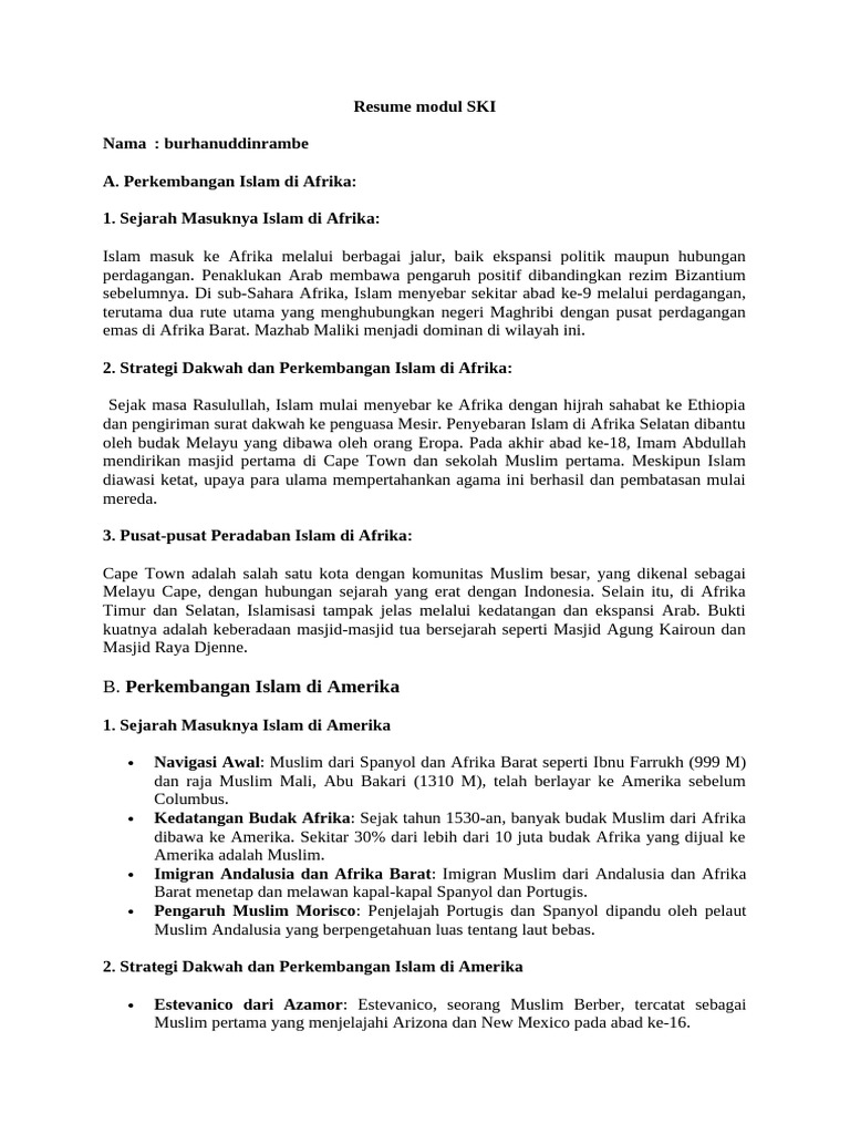 Resume Modul Ski KB 4 | PDF