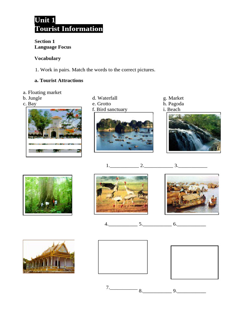 English For Tourism | PDF