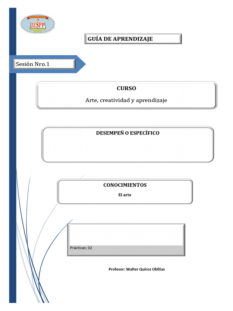 GUÍA 1, S1, SEM.1-Inicial IIIB | PDF