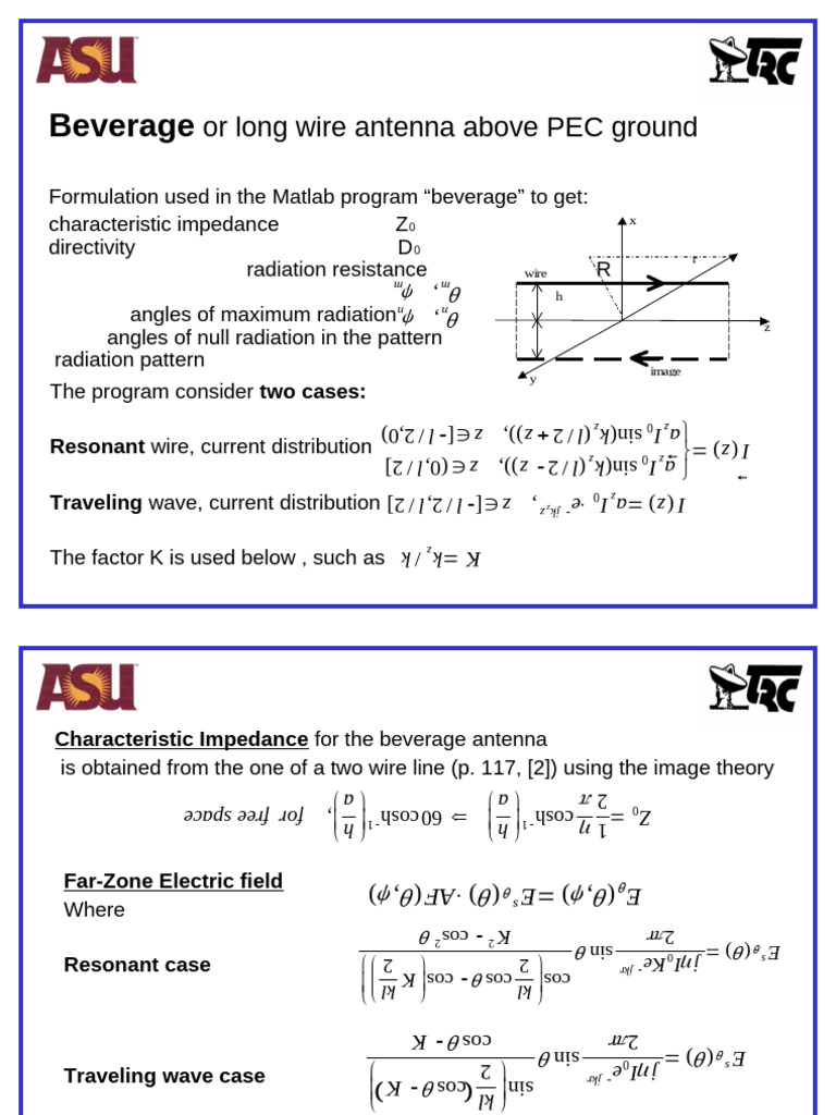formulation of antenna | PDF