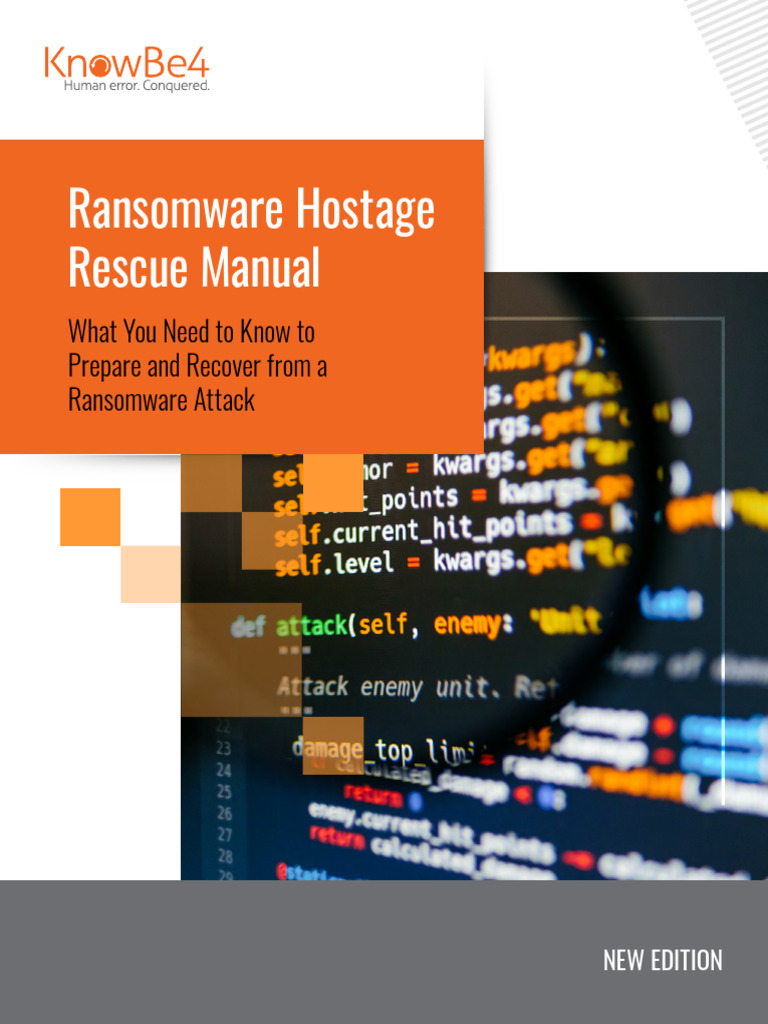 Ransomware Hostage Rescue Manual | PDF