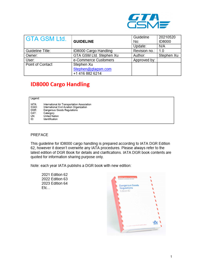Cargo Handling | PDF