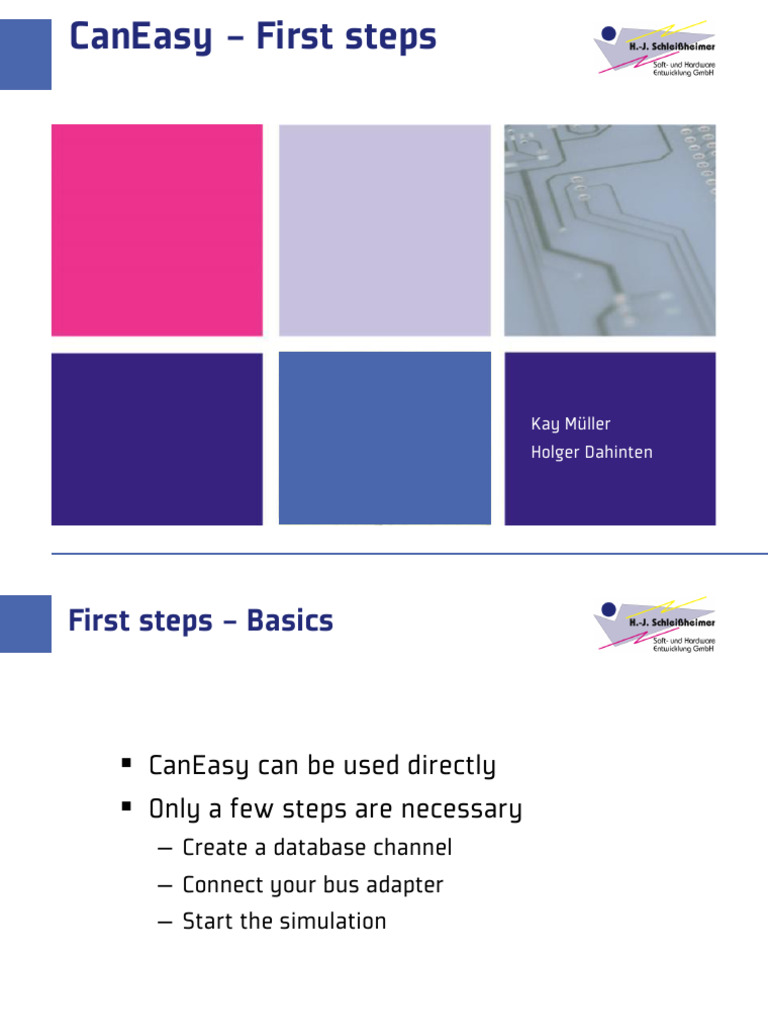 03 CanEasy First Steps | PDF