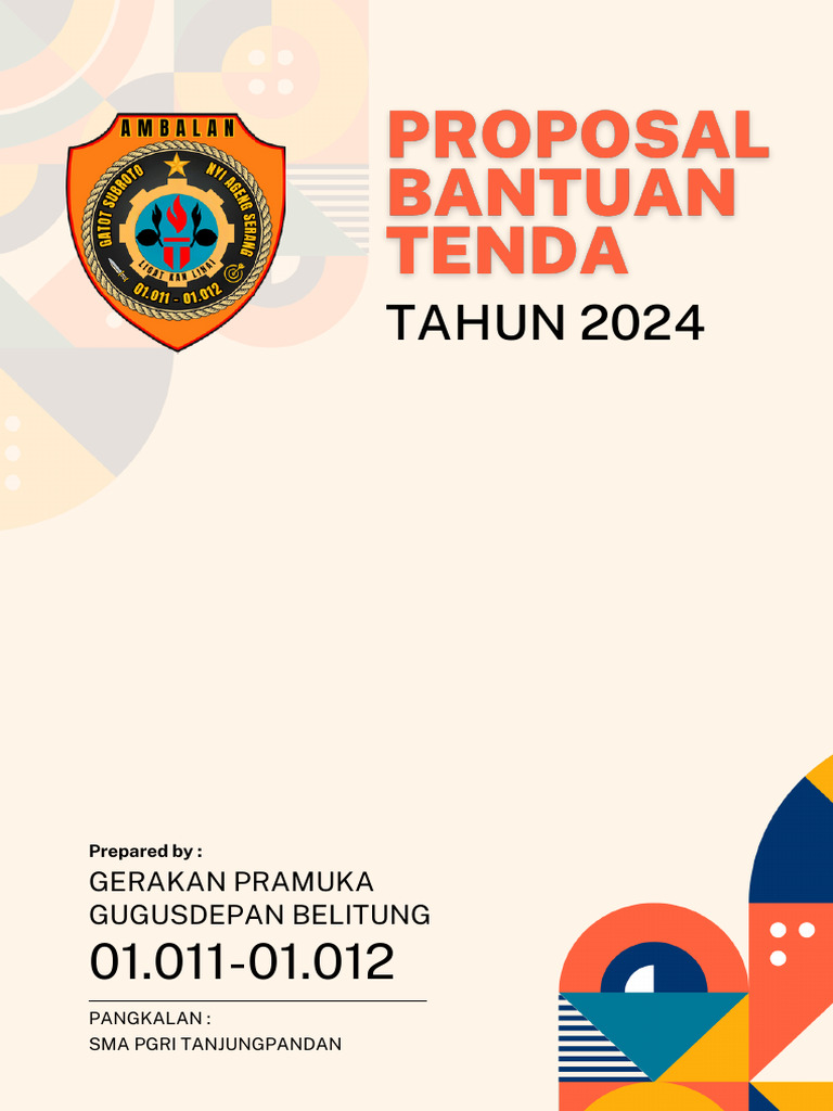 Red Geometric Bauhaus Business Proposal A4 | PDF