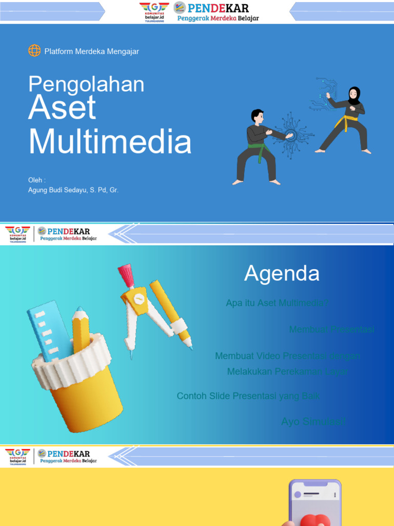 Memahami Aset Multimedia dalam Presentasi | PDF | Seni | Komputer