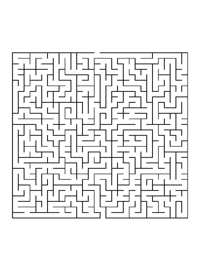 30 by 30 Orthogonal Maze | PDF