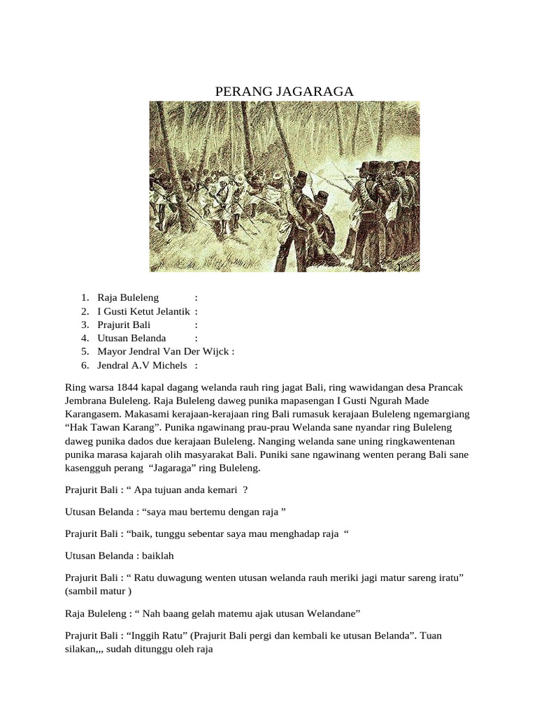 PERANG JAGARAGA Fix | PDF
