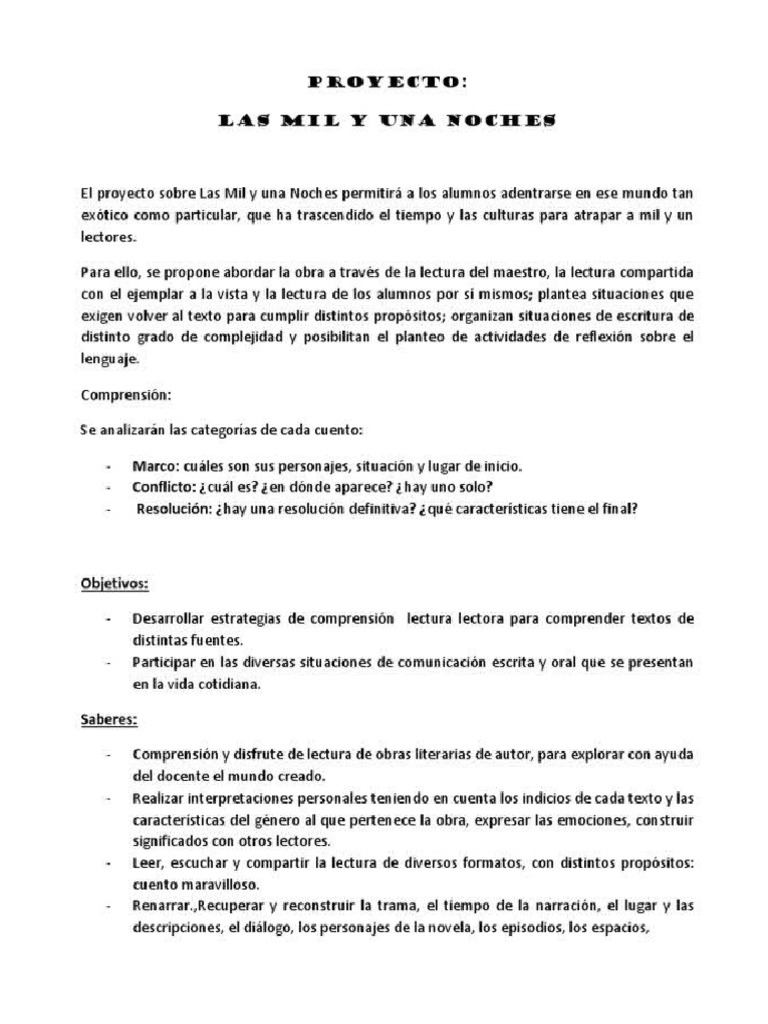 Presentación Proyecto | PDF