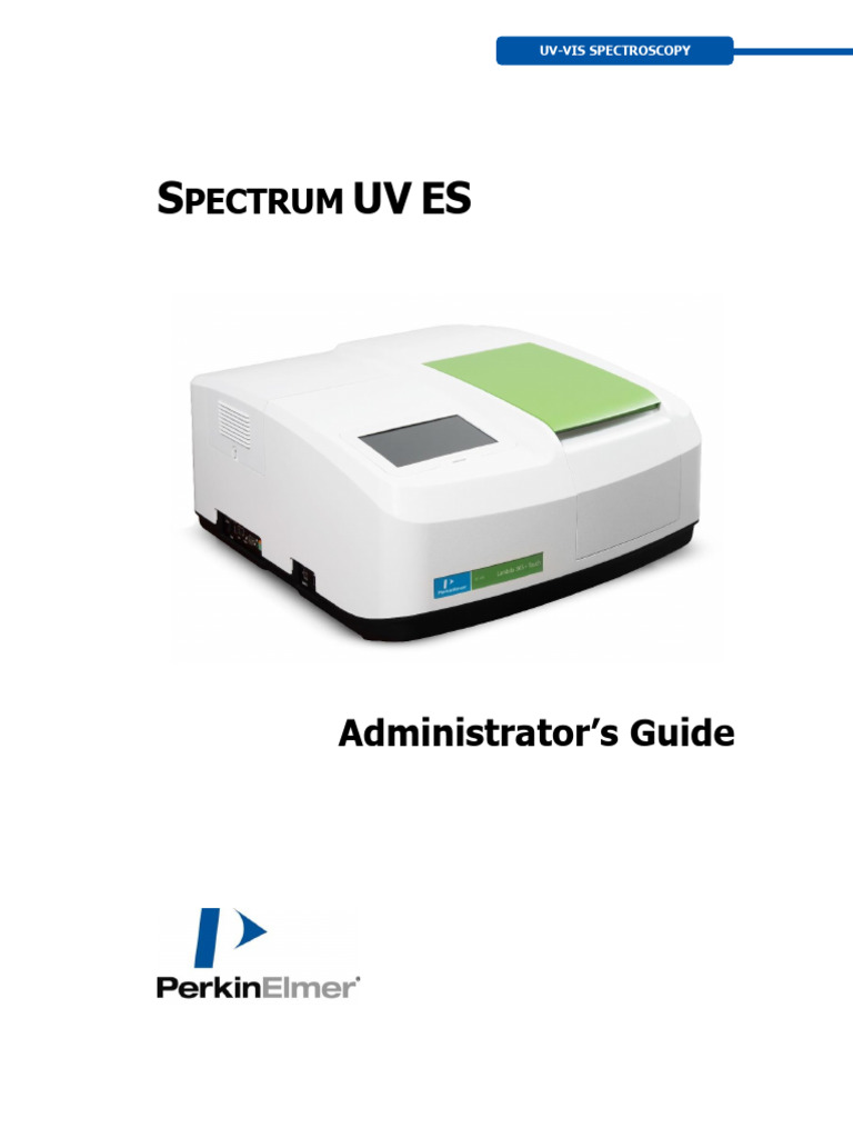 L6050058A Spectrum UV ES Administrator's Guide | PDF