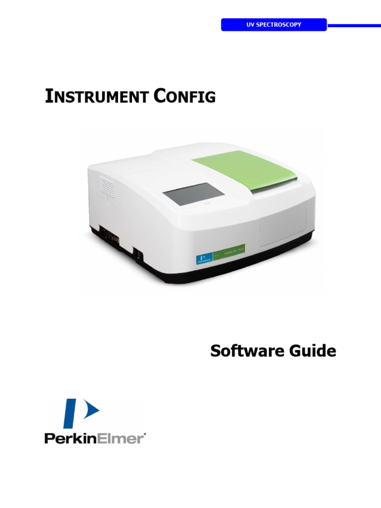 L6050054A Instrument Config Software Guide | PDF