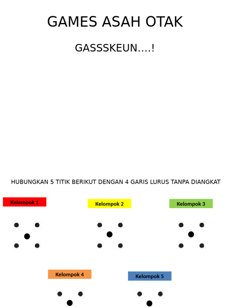 Game Asah Otak P5 | PDF