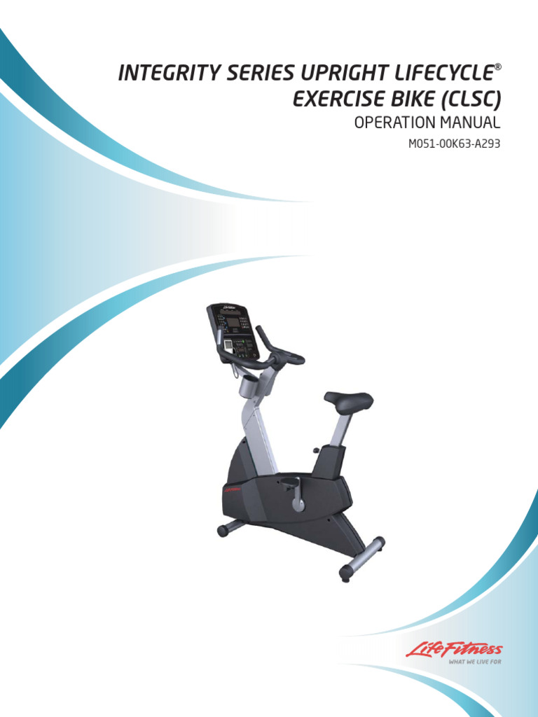 Life Fitness Integrity Series Upright Lifecycle Exercise Bike CLSC ...