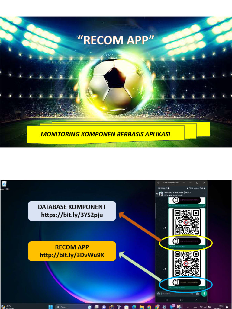 Presentasi Aplikasi Recom | PDF