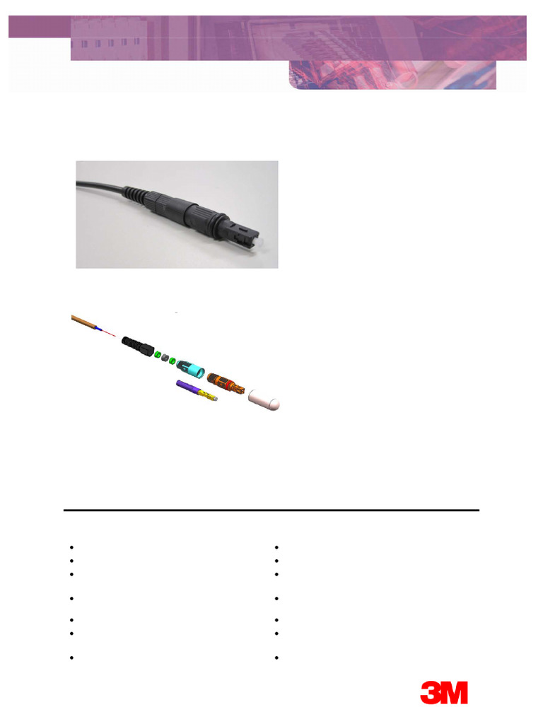 3M™ ECAM Connect Kit SC/APC: Preliminary | PDF