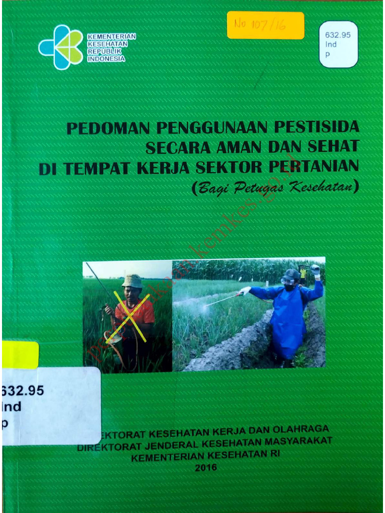 Pedoman Penggunaan Pestisida Secara Aman Dan Sehat Di Tempat Kerja ...