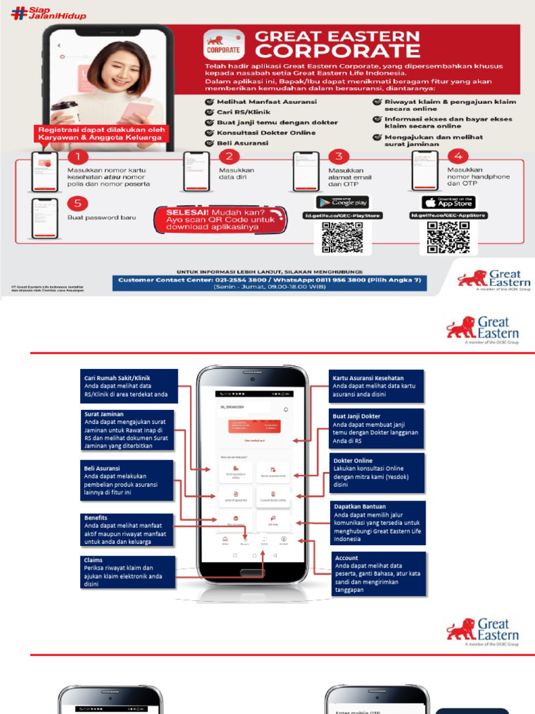 GE Corporate App - Panduan Penggunaan - Klaim | PDF