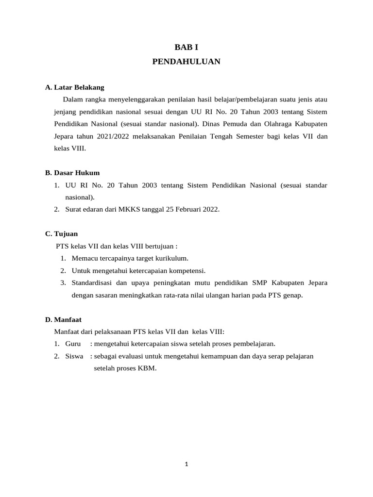 Isi Panduan Gasal | PDF