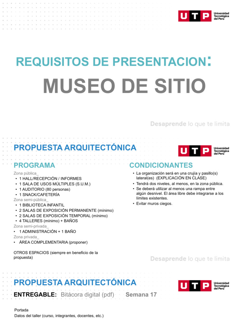 S17.s1 - Requisitos de Presentacion | PDF | Arte
