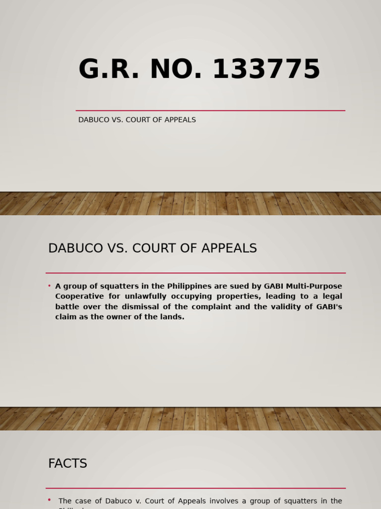 Dabuco Vs C.A. (Remedial Law Review) | PDF | Cause Of Action | Complaint