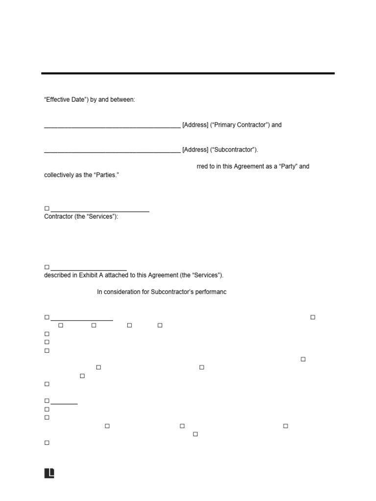 Solar Panel Subcontractor Agreement Template | PDF | Indemnity ...