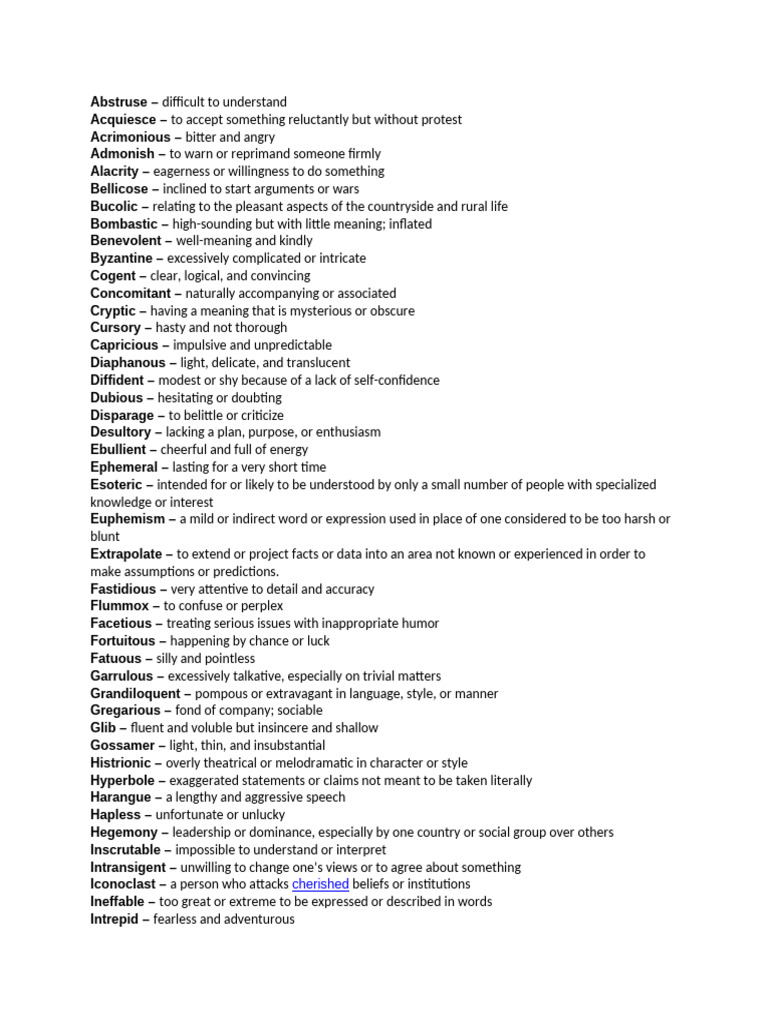 Abstruse | PDF