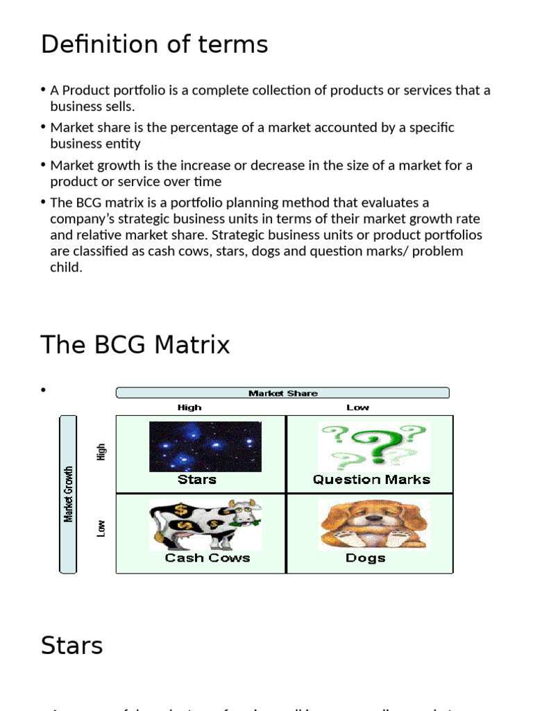 BCG Matrix | PDF