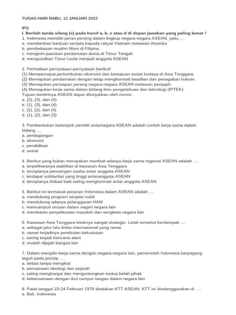 Tugas Tema 7 Ips | PDF