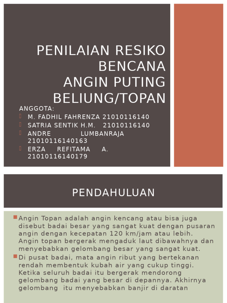 4254 - Penilaian Resiko Bencana | PDF