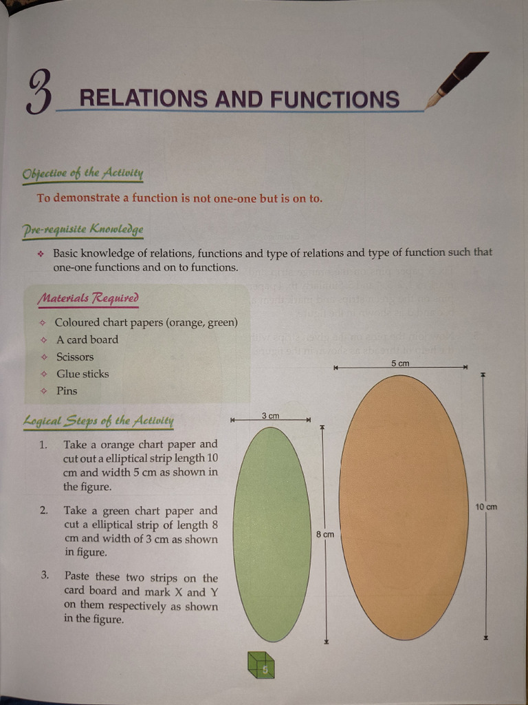 Class 12th Maths Activity 1-5 | PDF