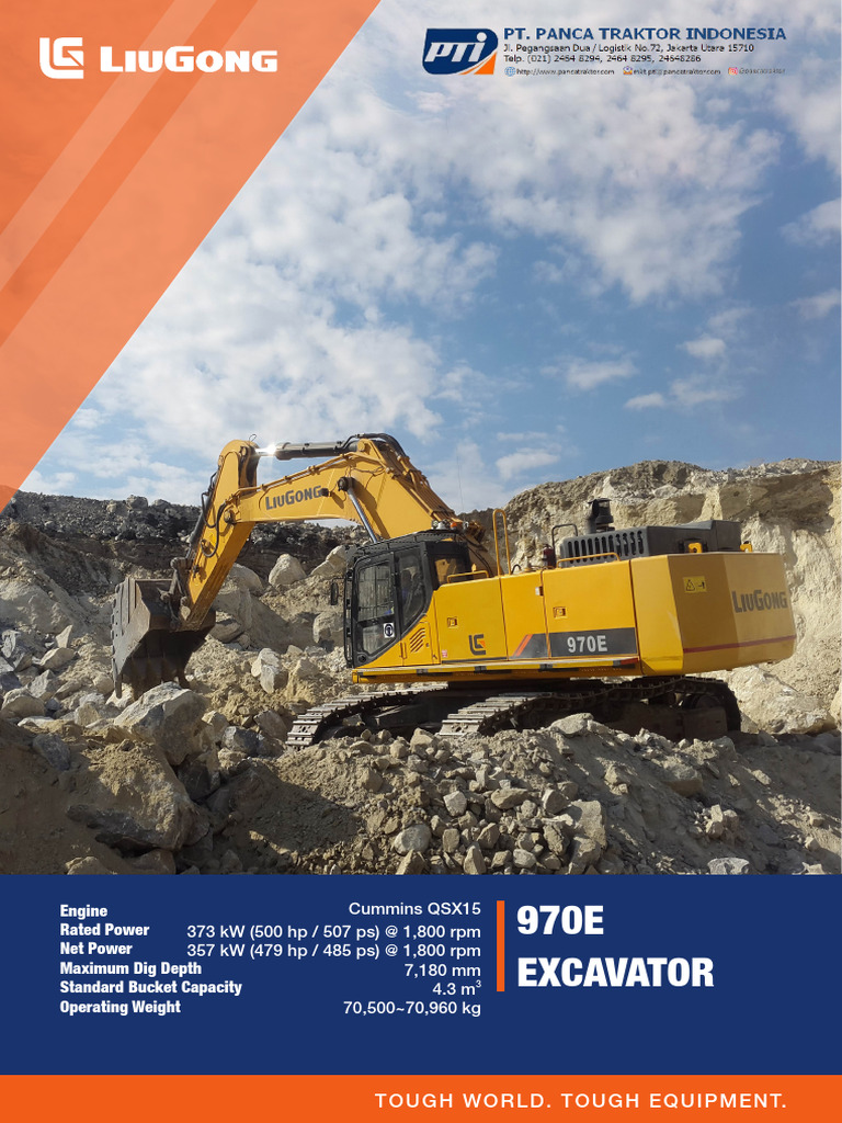 Excavator 970E - PTI | PDF