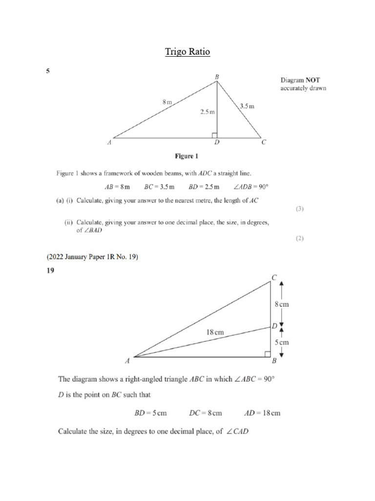Trigo Ratio | PDF