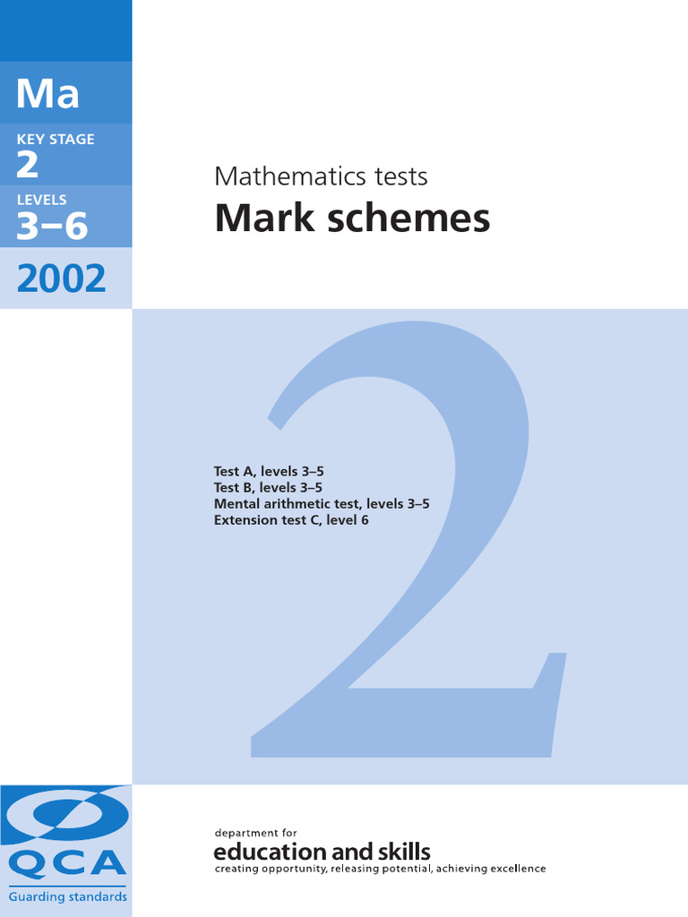 2002 Marking Scheme | PDF