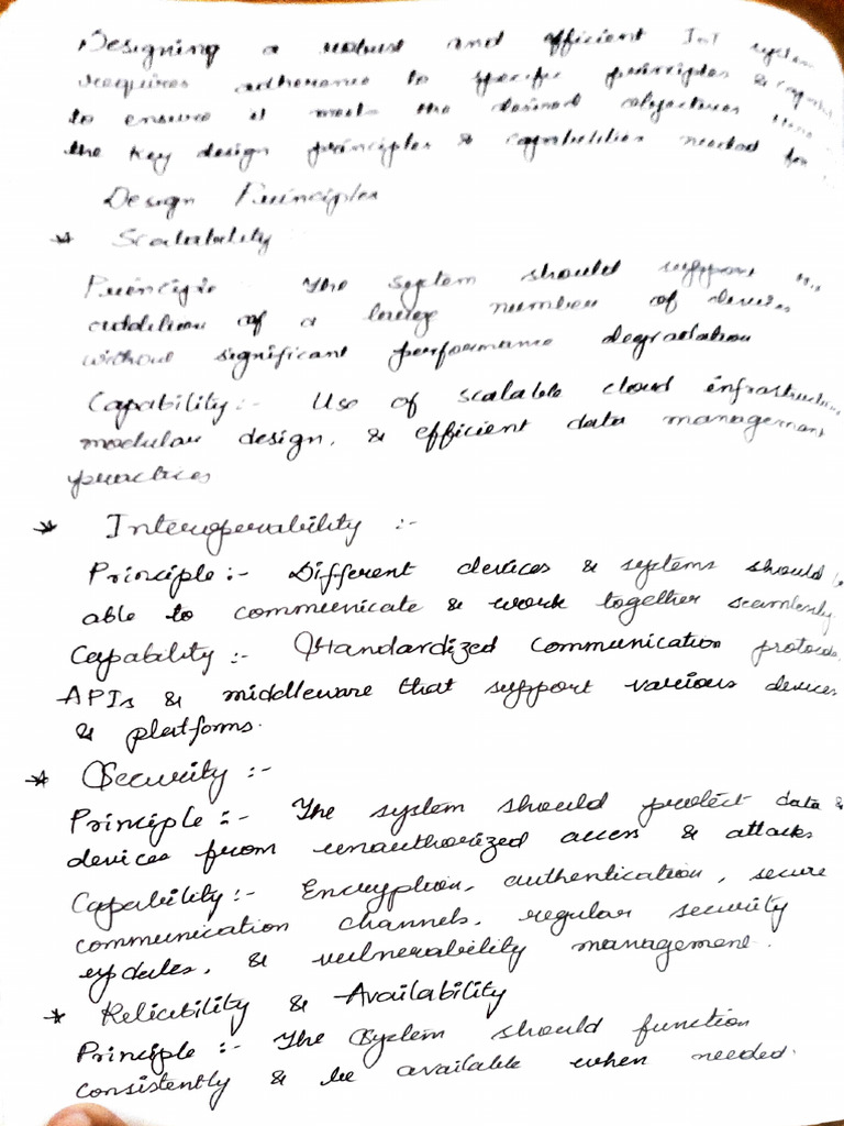 Design Principles of Iot | PDF