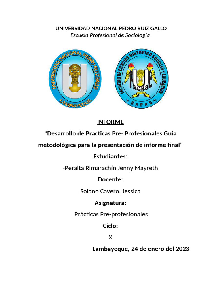 Informe Ii-Prá-Pre-May | PDF | Infraestructura | Crecimiento personal y profesional