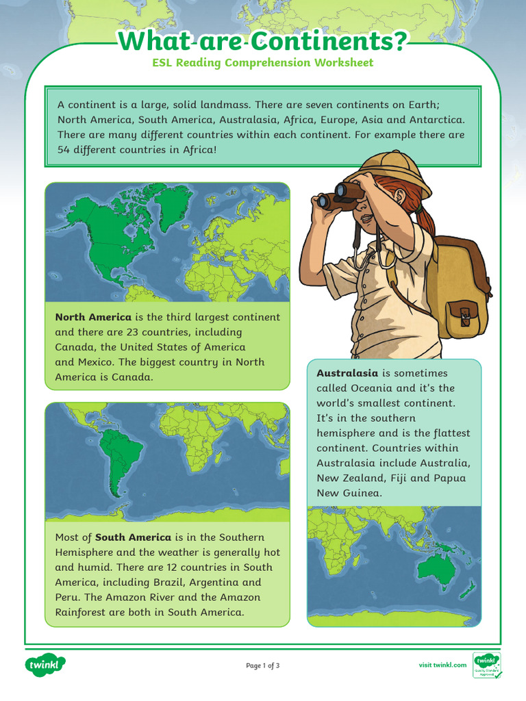 What Are Continents | PDF