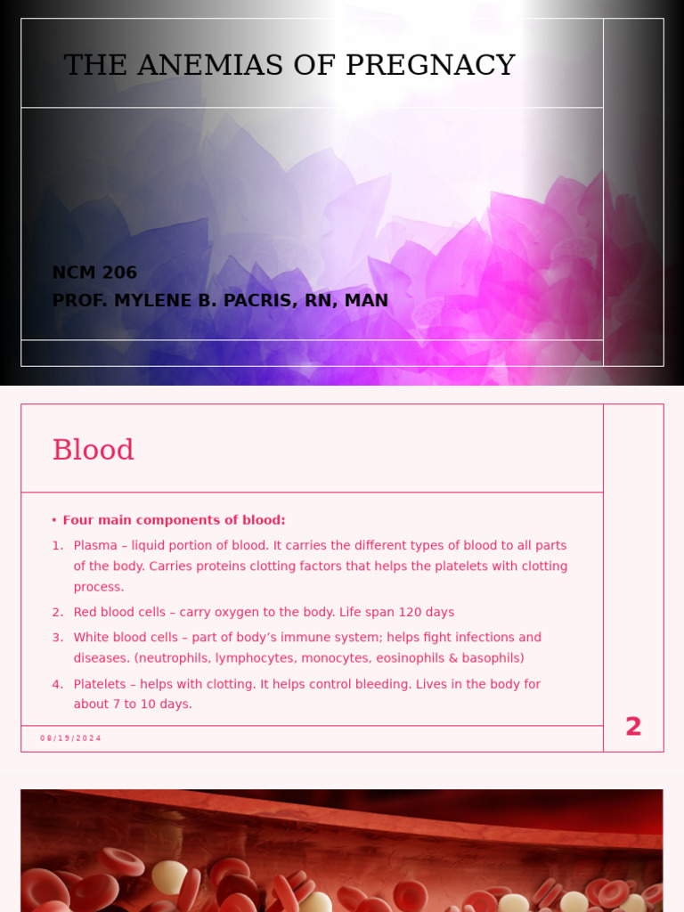 THE ANEMIAS OF PREGNACY | PDF