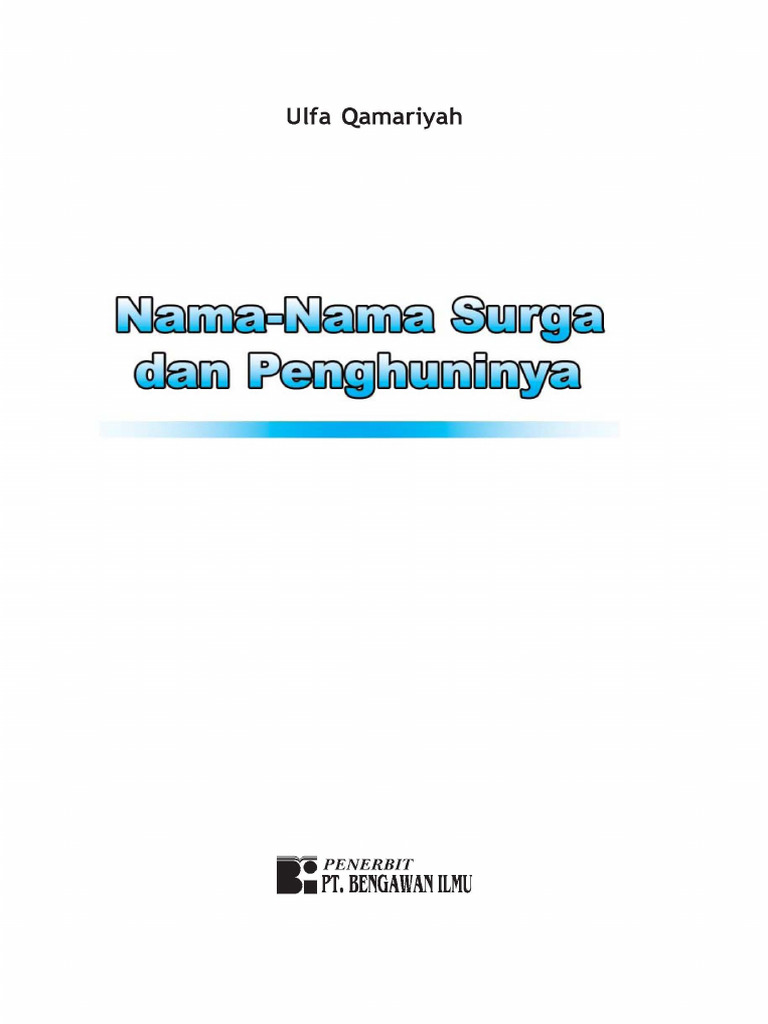 Nama-Nama Surga Dan Penghuninya | PDF