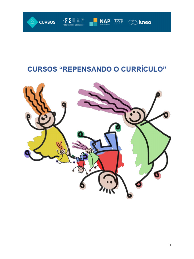 Manual Dos Cursos Repensando o Curriculo 1 | PDF