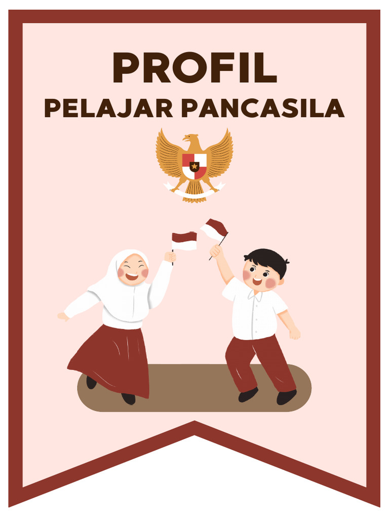 Profil Pelajar Pancasila Bendera Bunting Kurikulum Merdeka Merah Putih ...