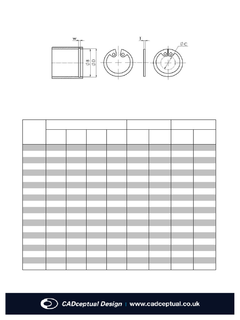 Different Circlip Types | PDF