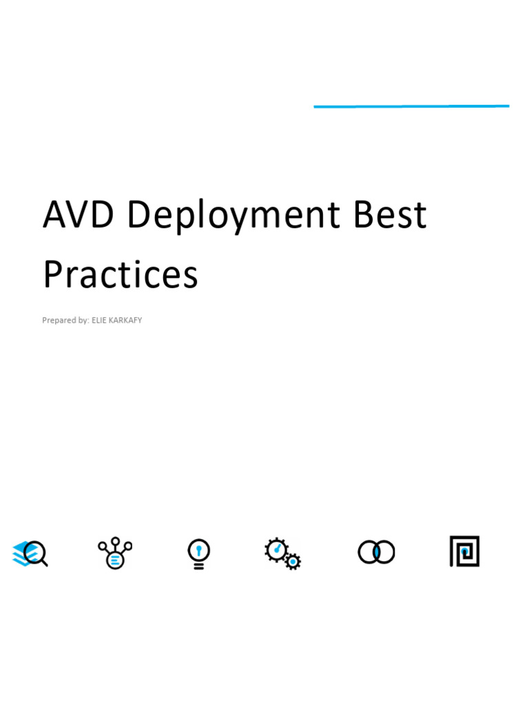 AVD Deployment Best Practices 1721886810 | PDF