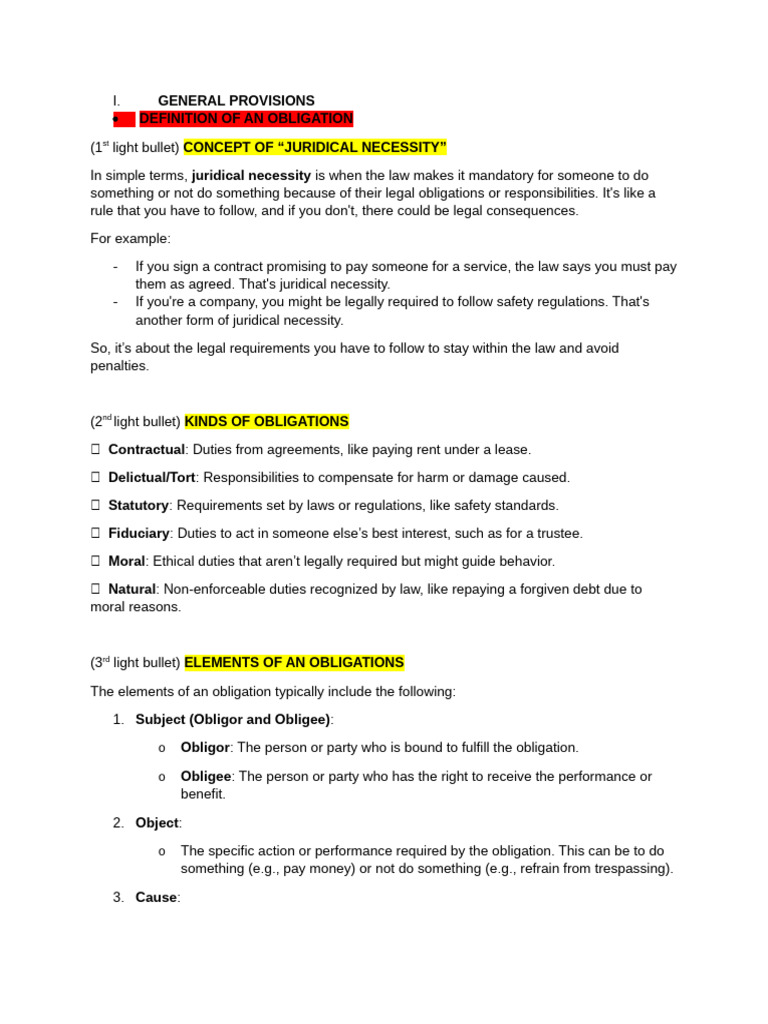 General Provisions | PDF