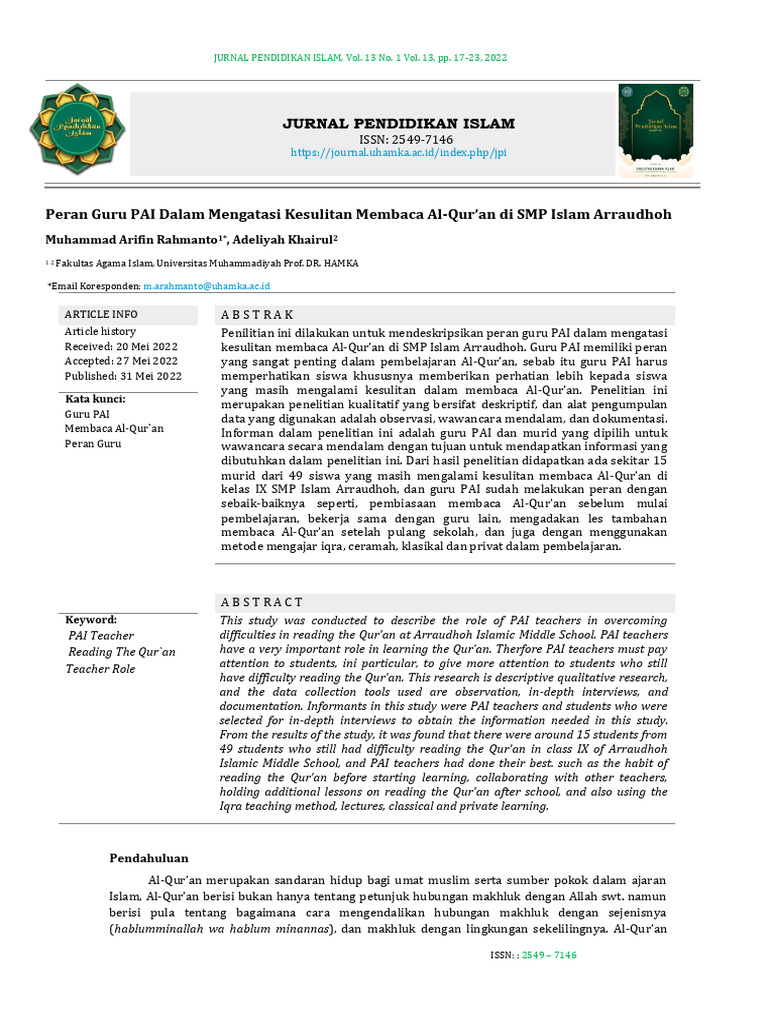 Jurnal Jpi M.arifin | PDF