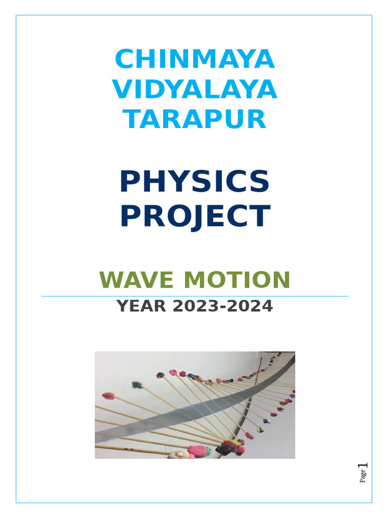 Physics Project | PDF