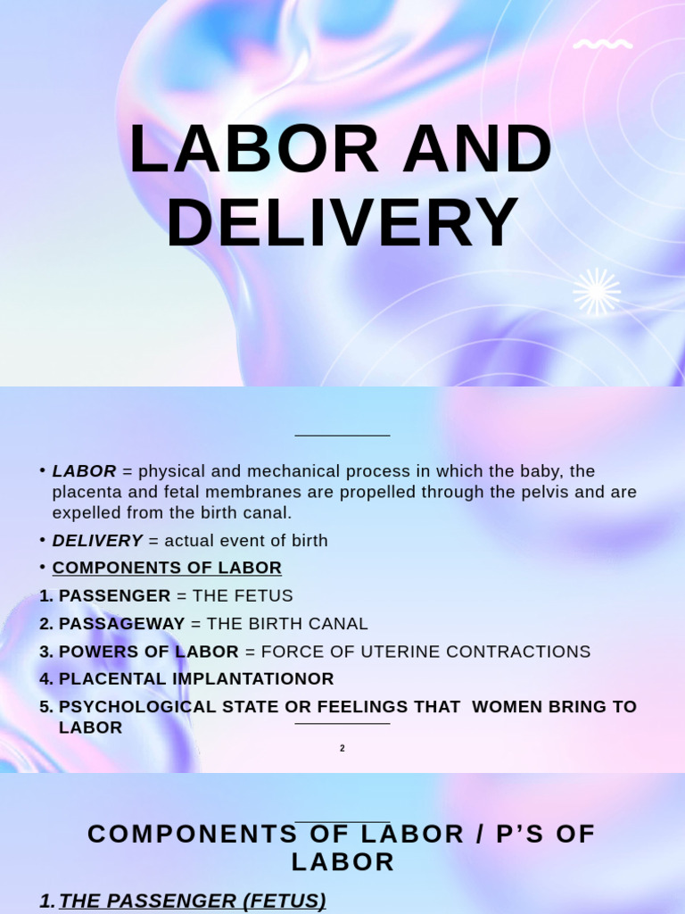 Labor and Delivery | PDF