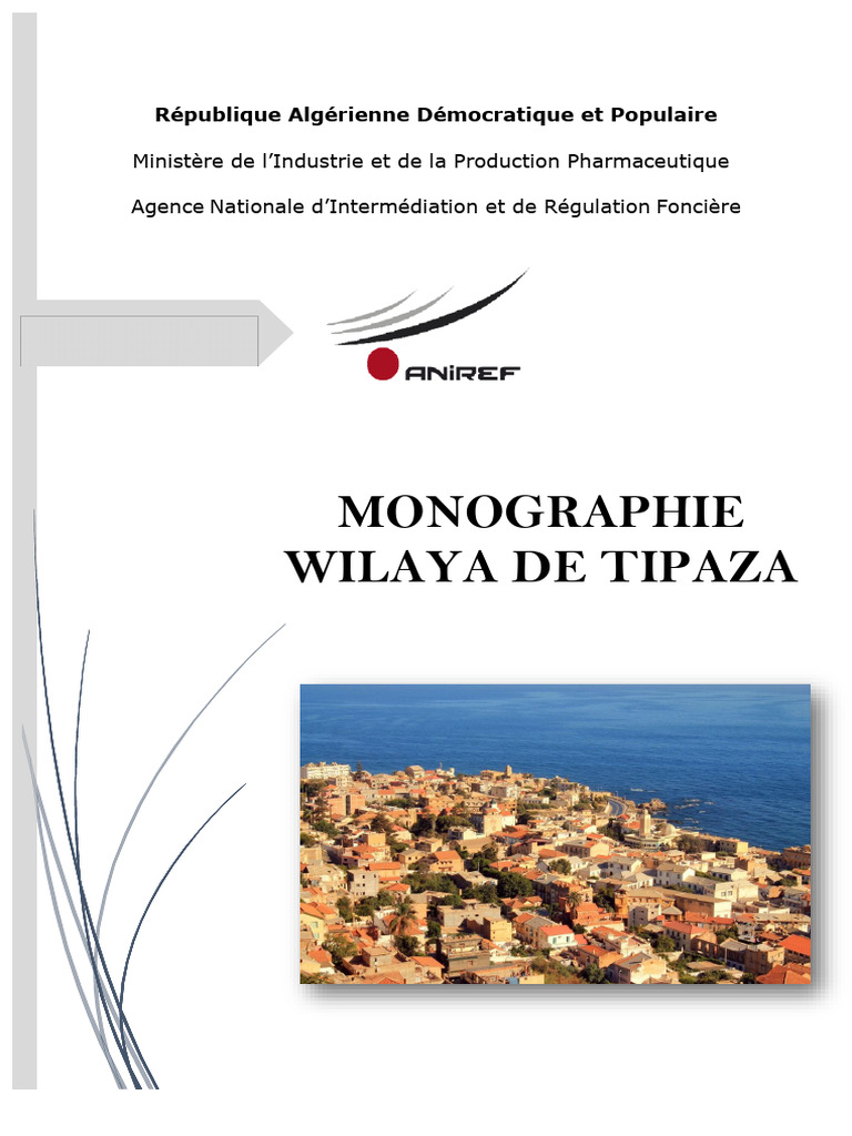 Monographie Wilaya Tipaza | PDF