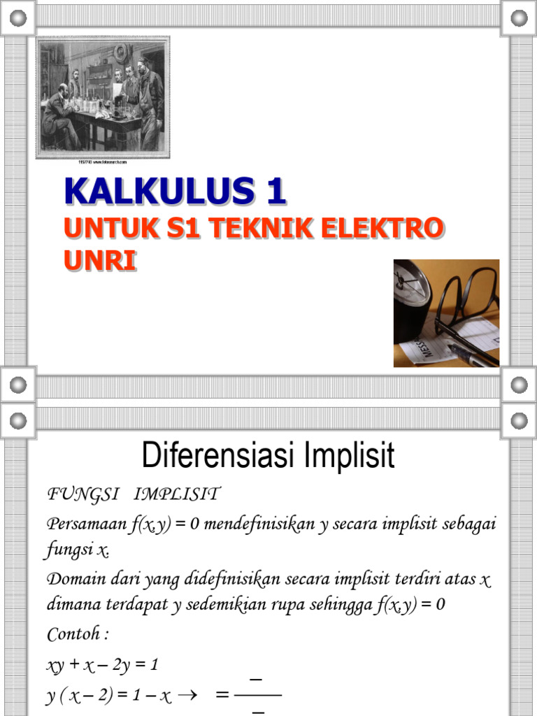 Diferensiasi Implisit | PDF