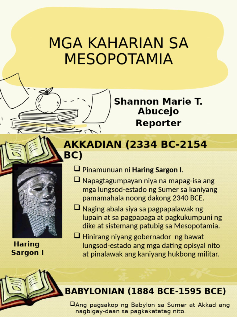 Mga Kaharian Sa Mesopotamia 101 | PDF