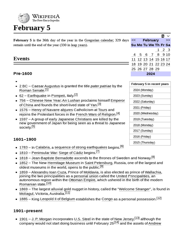 February 5 | PDF